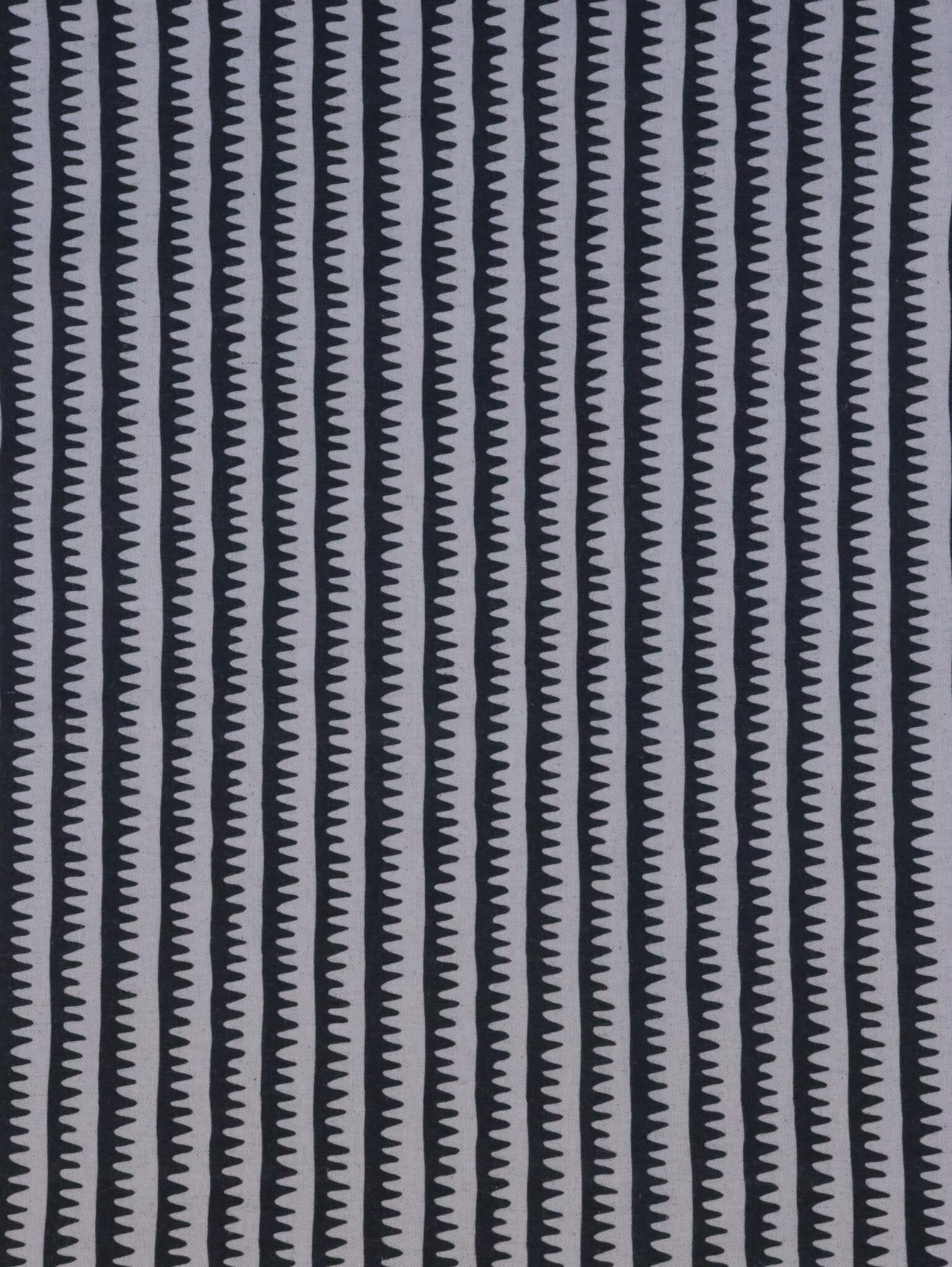 MOORISH STRIPE CHARCOAL - St Leger & Viney